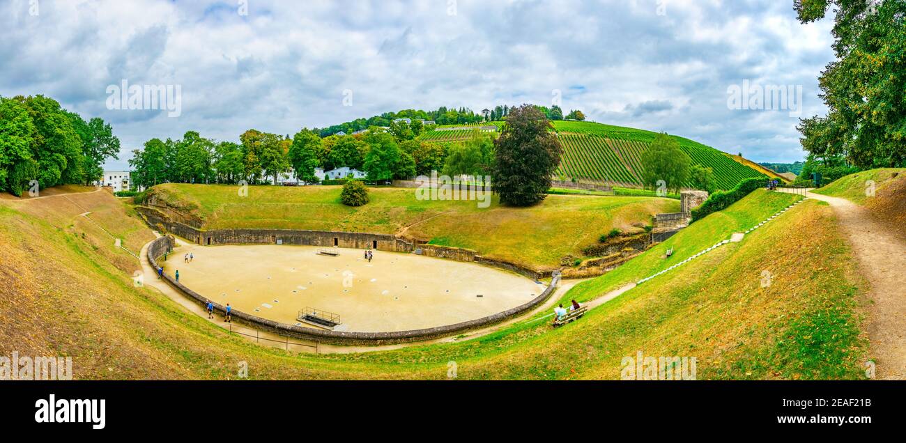 An old roman amphitheater in Trier, Germany Stock Photo - Alamy