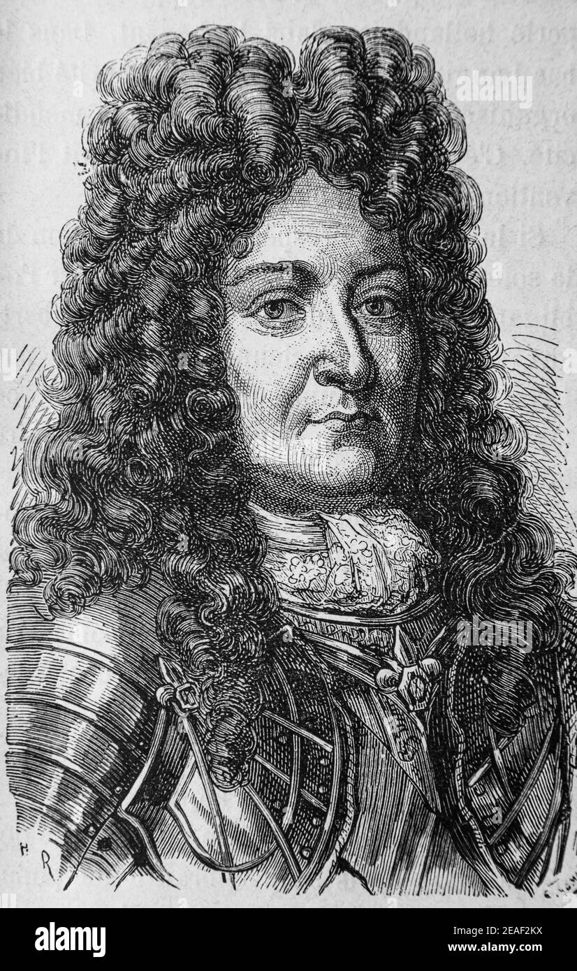 Portrait de louis xiv Black and White Stock Photos & Images - Alamy