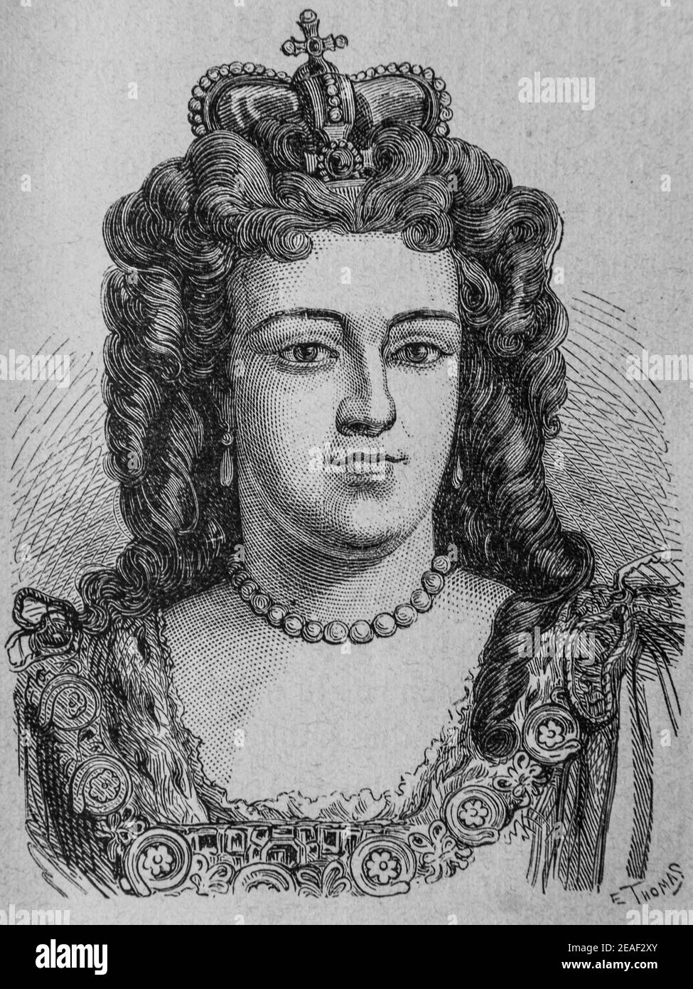 la reine anne d'angleterre, 1672-1792,histoire de france par henri ...