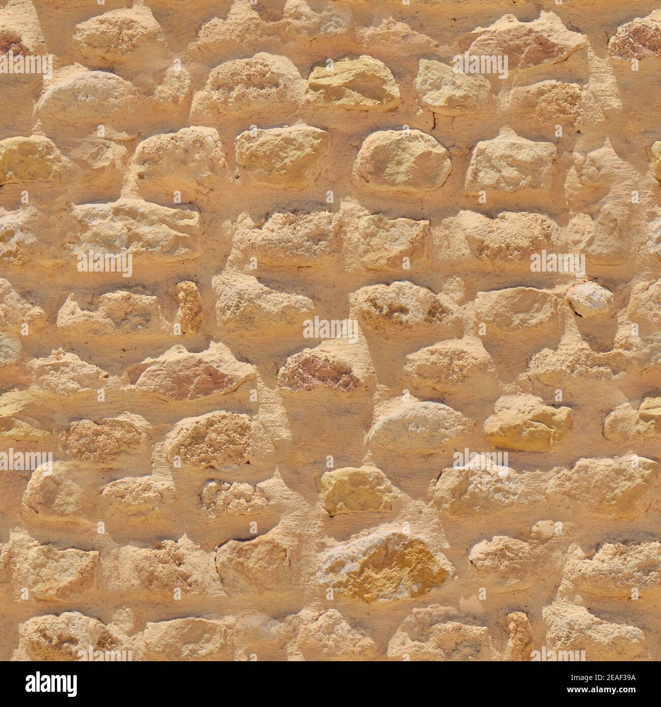 Sandstone bricks seamless texture, retro. The wall on the excavation of ...