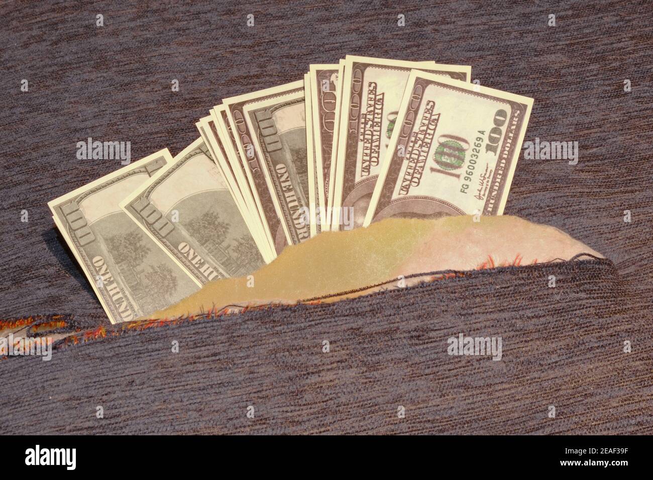 Hidden Pictures In Folded Money
