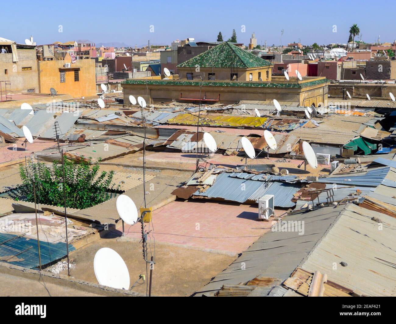 Rooftops And Satellite Dishes High Resolution Stock Photography and ...