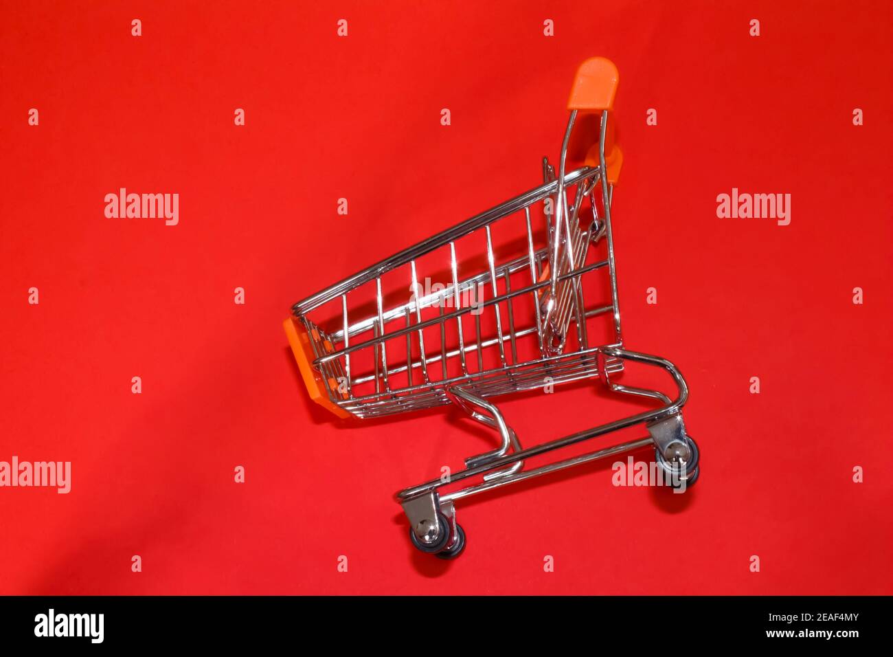 Red miniature trolley hi-res stock photography and images - Alamy