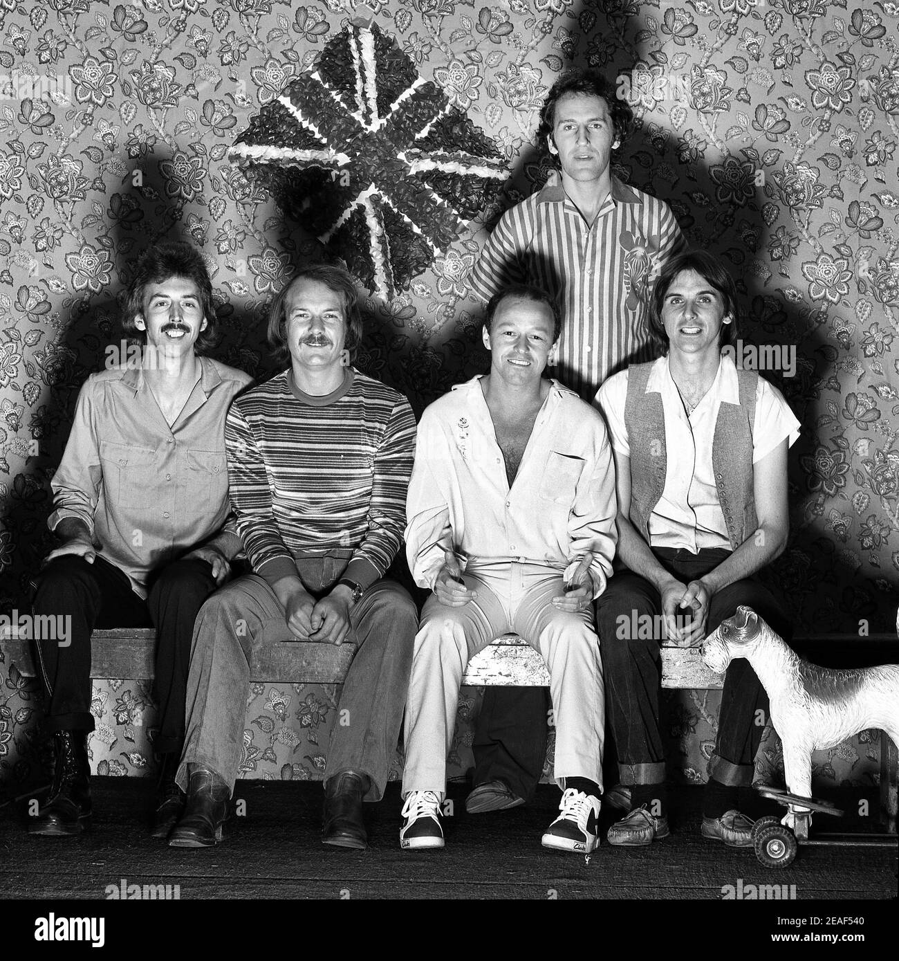 Racing Cars Welsh Pop Band in the Rhondda Valley Wales UK Stock Photo ...