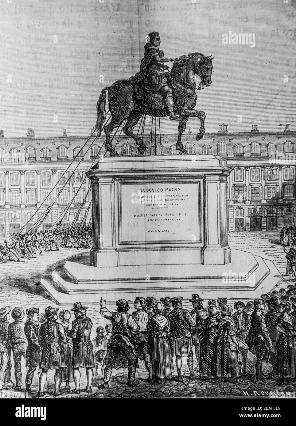 Place vendome statue of louis xiv hi-res stock photography and images ...