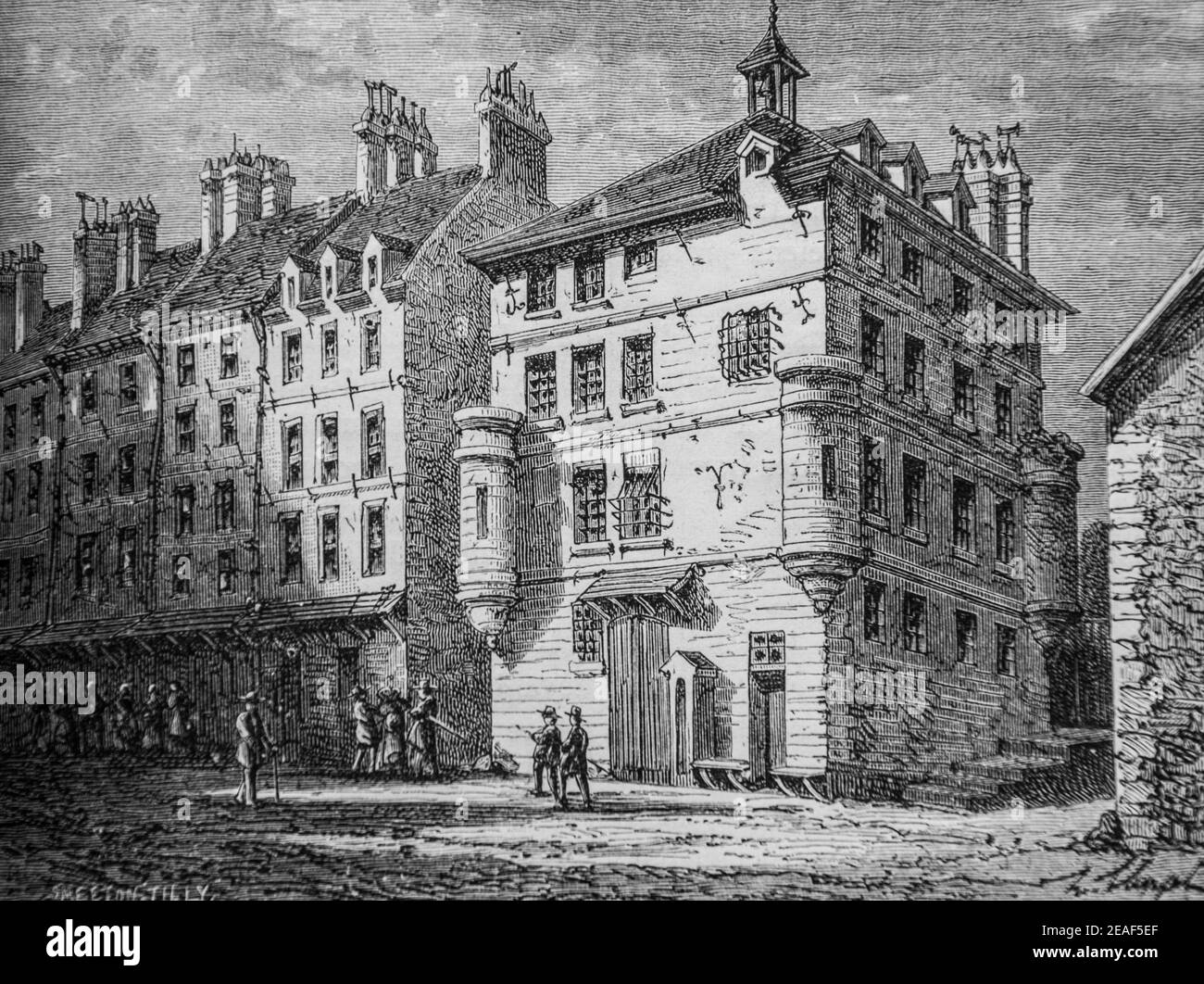 ancienne prison de l'abbaye, 1672-1792,histoire de france par henri ...