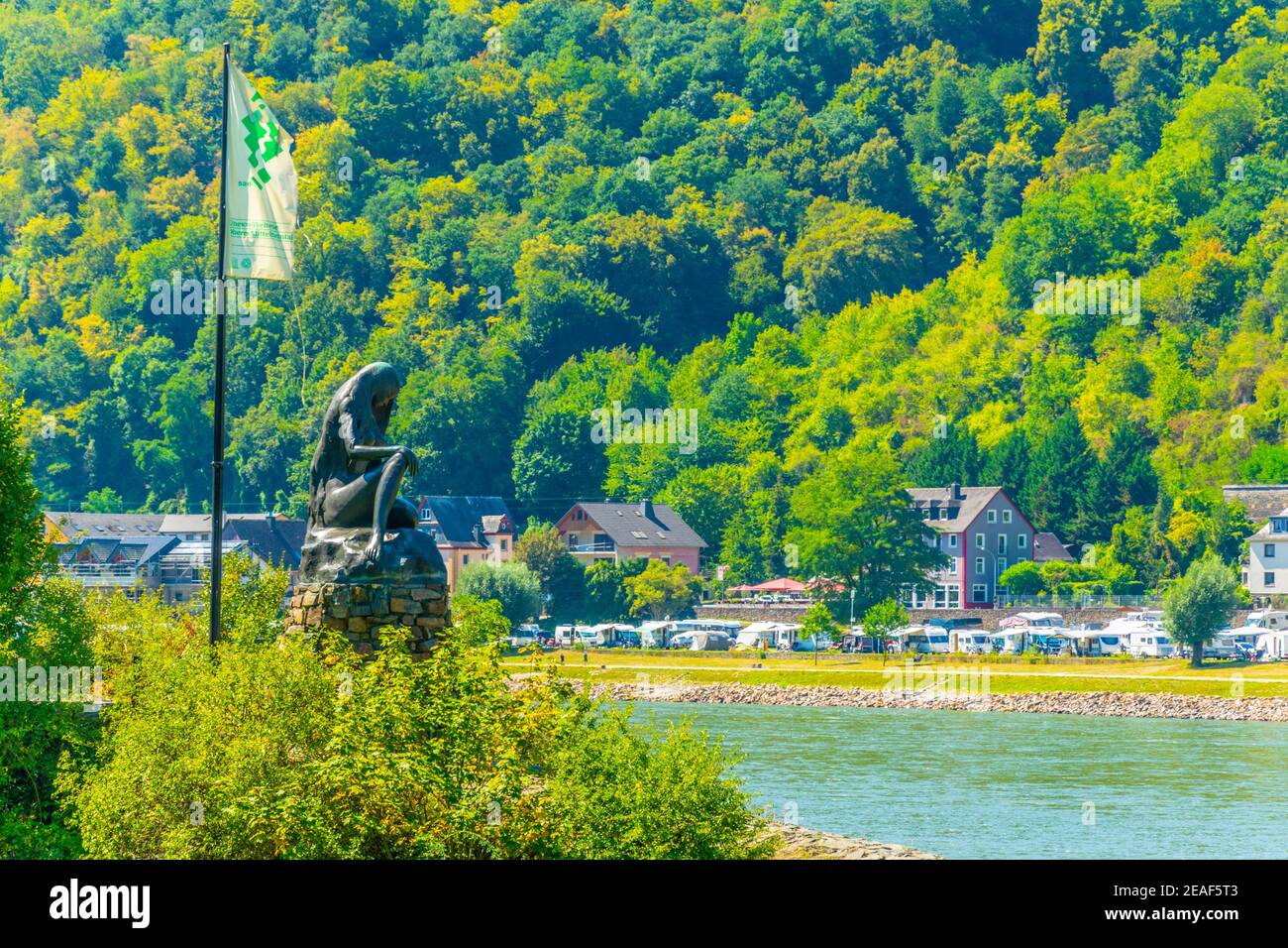 Rhine lorelei statue hi-res stock photography and images - Alamy