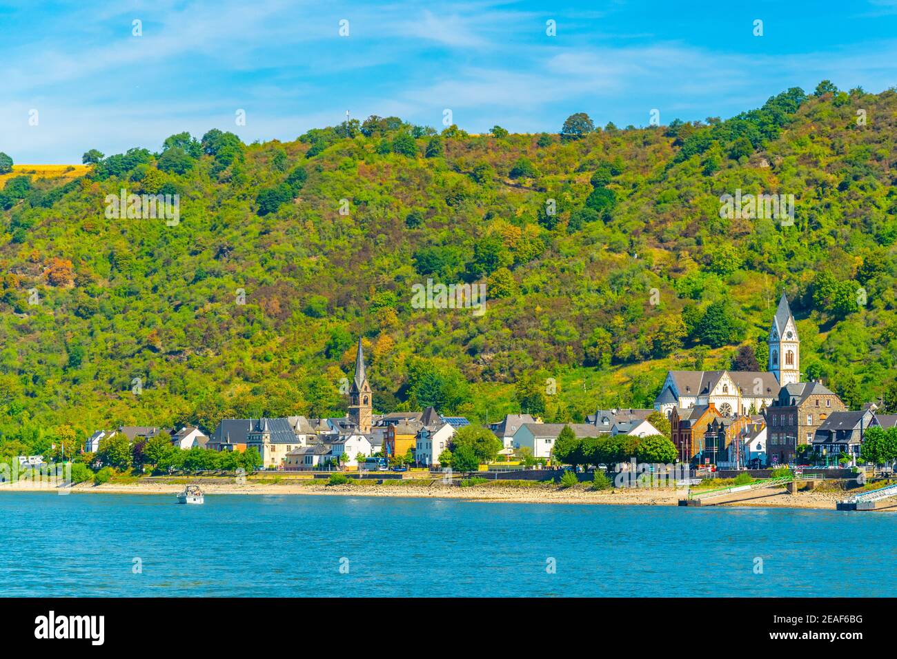 Kamp Bornhofen town in Germany Stock Photo - Alamy