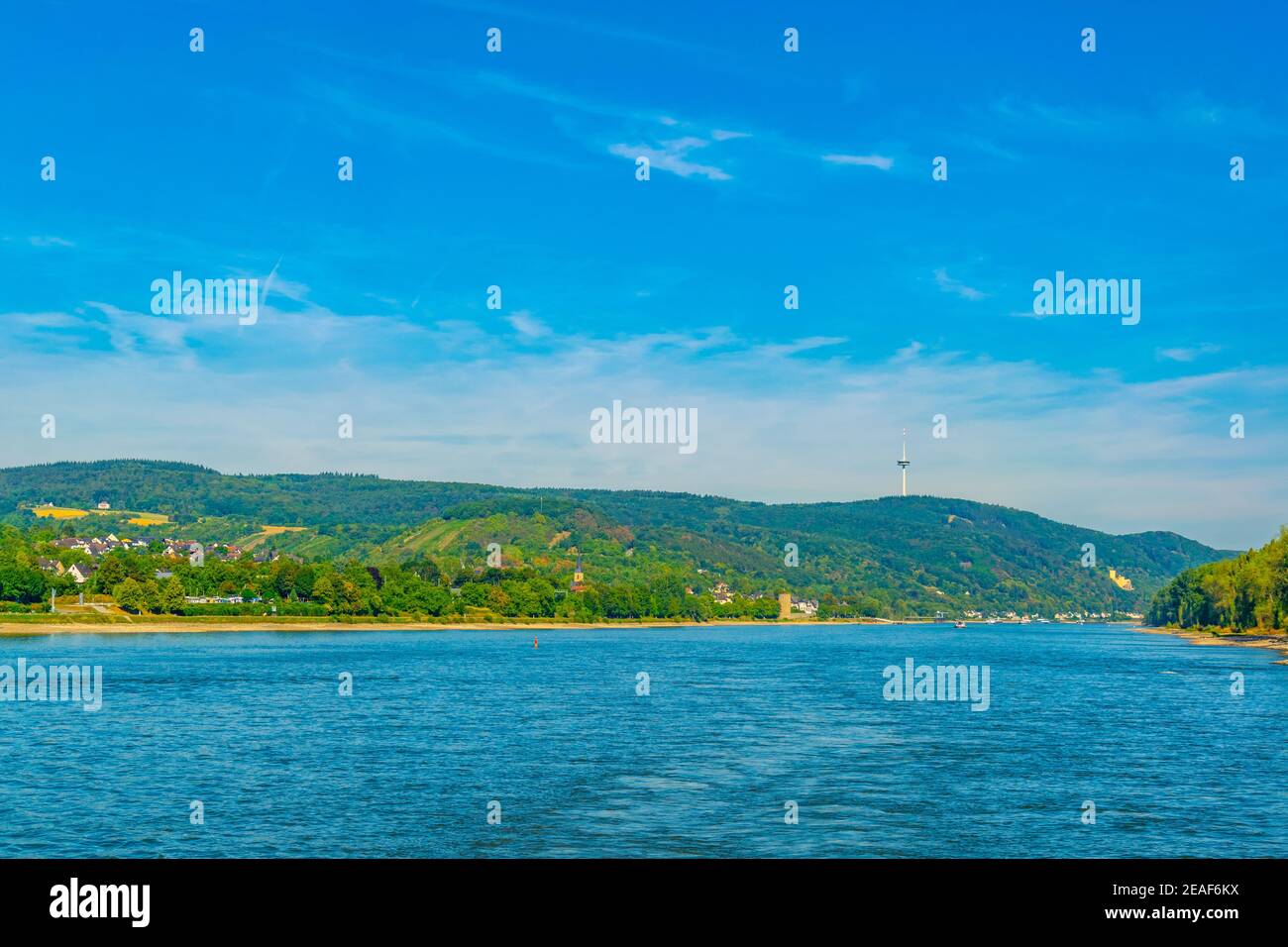 River Rhein near Koblenz in Germany Stock Photo - Alamy