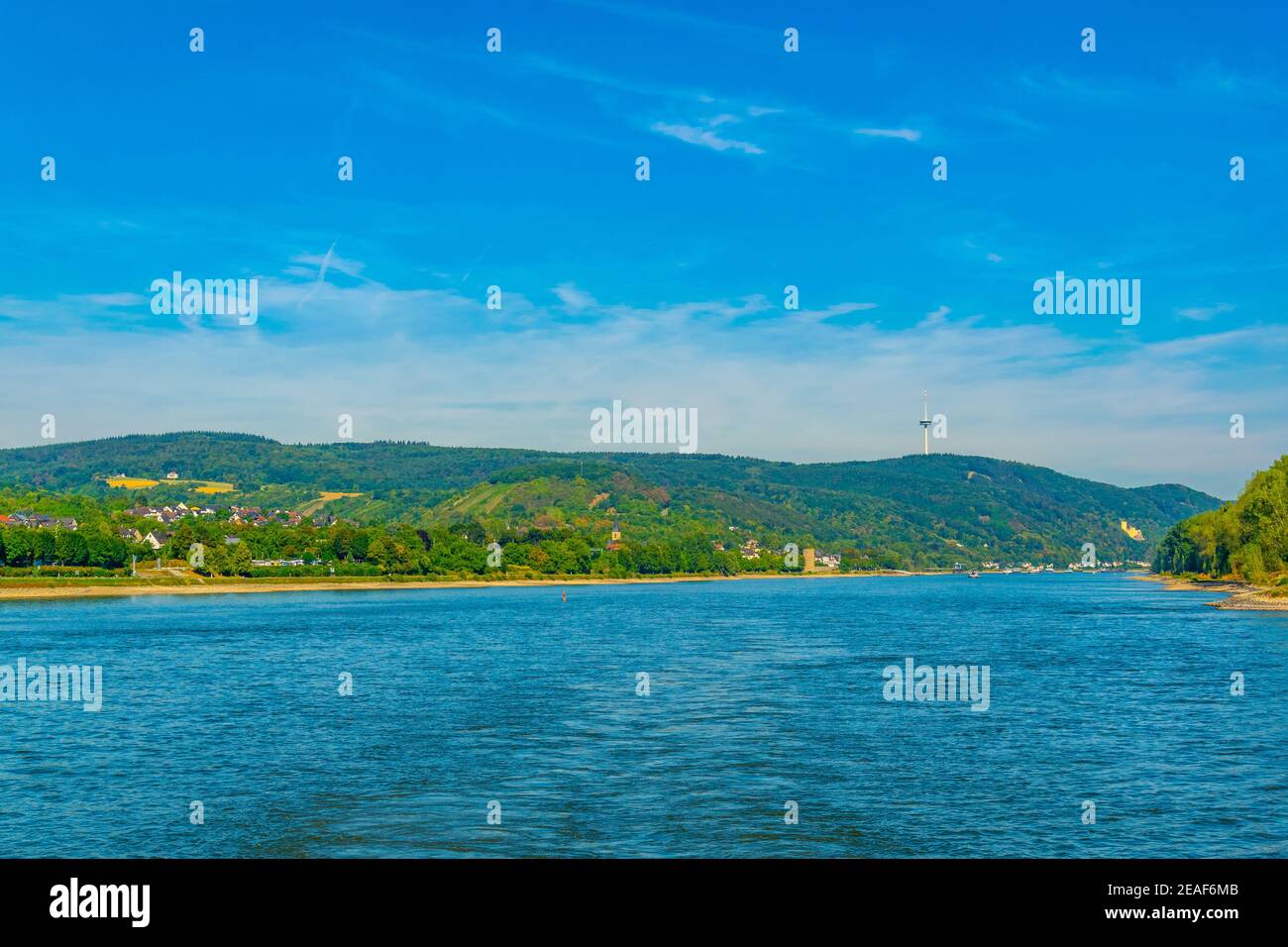 River Rhein near Koblenz in Germany Stock Photo - Alamy