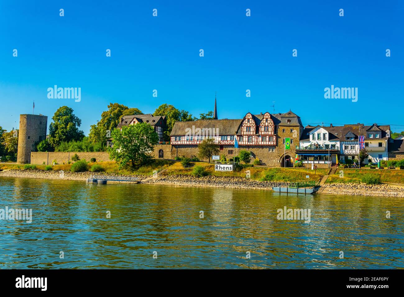 Rhens town in Germany Stock Photo - Alamy