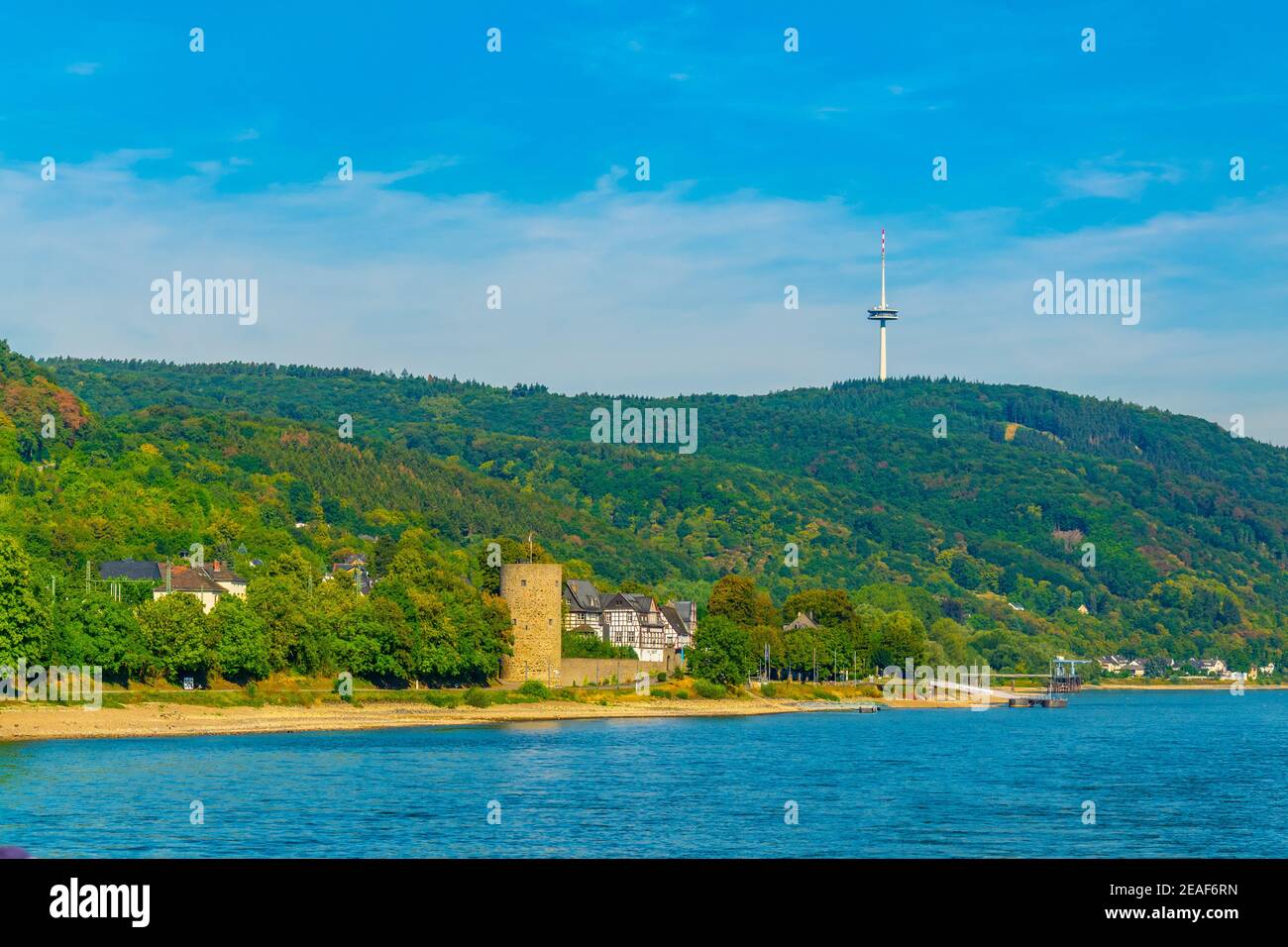 Rhens town in Germany Stock Photo - Alamy