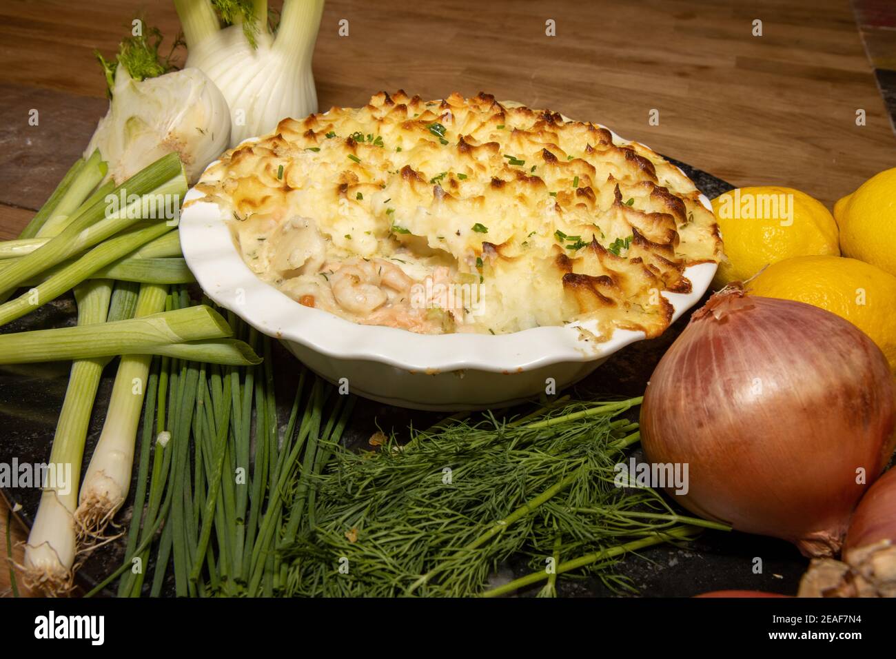 Spring fish pie hi-res stock photography and images - Alamy