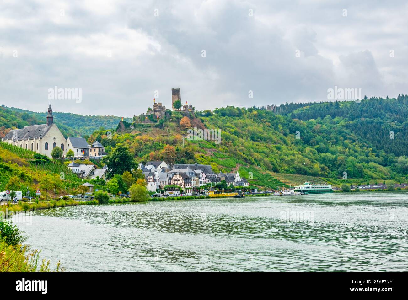 Beilstein town with Metternich Castle in Germany Stock Photo - Alamy