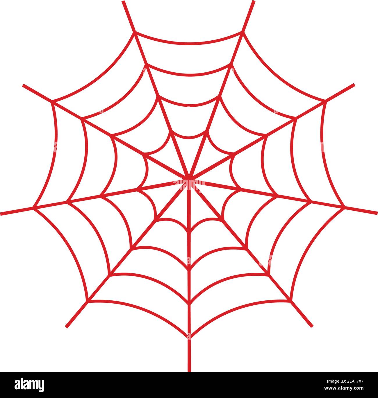 Spider Web Outline Template