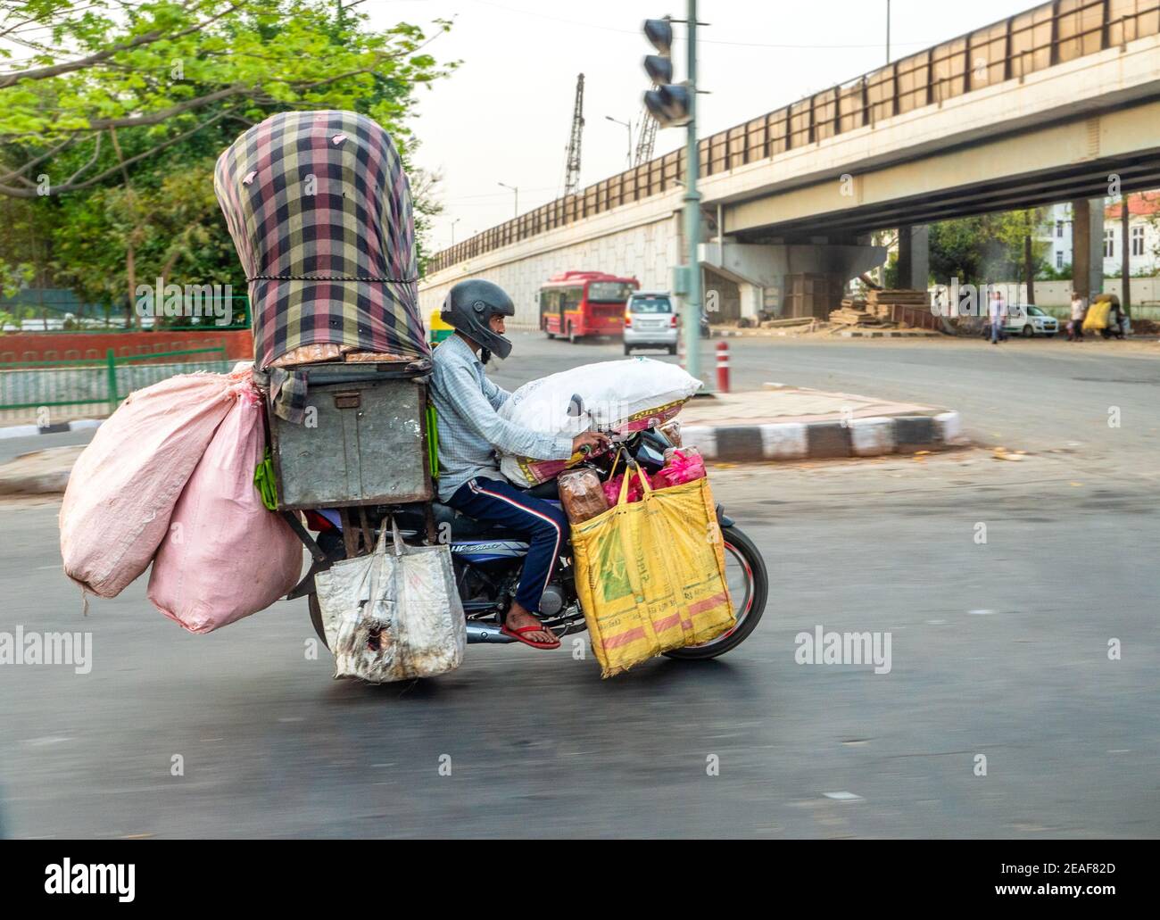 Overloaded motorcycle hi-res stock photography and images - Alamy