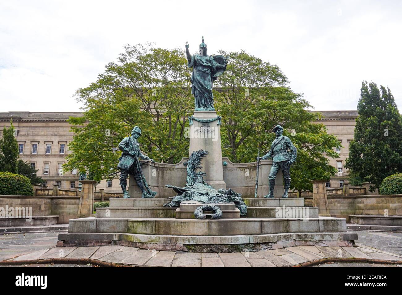 Monument to The Kings Liverpool Regiment, St John's Garden St George's ...