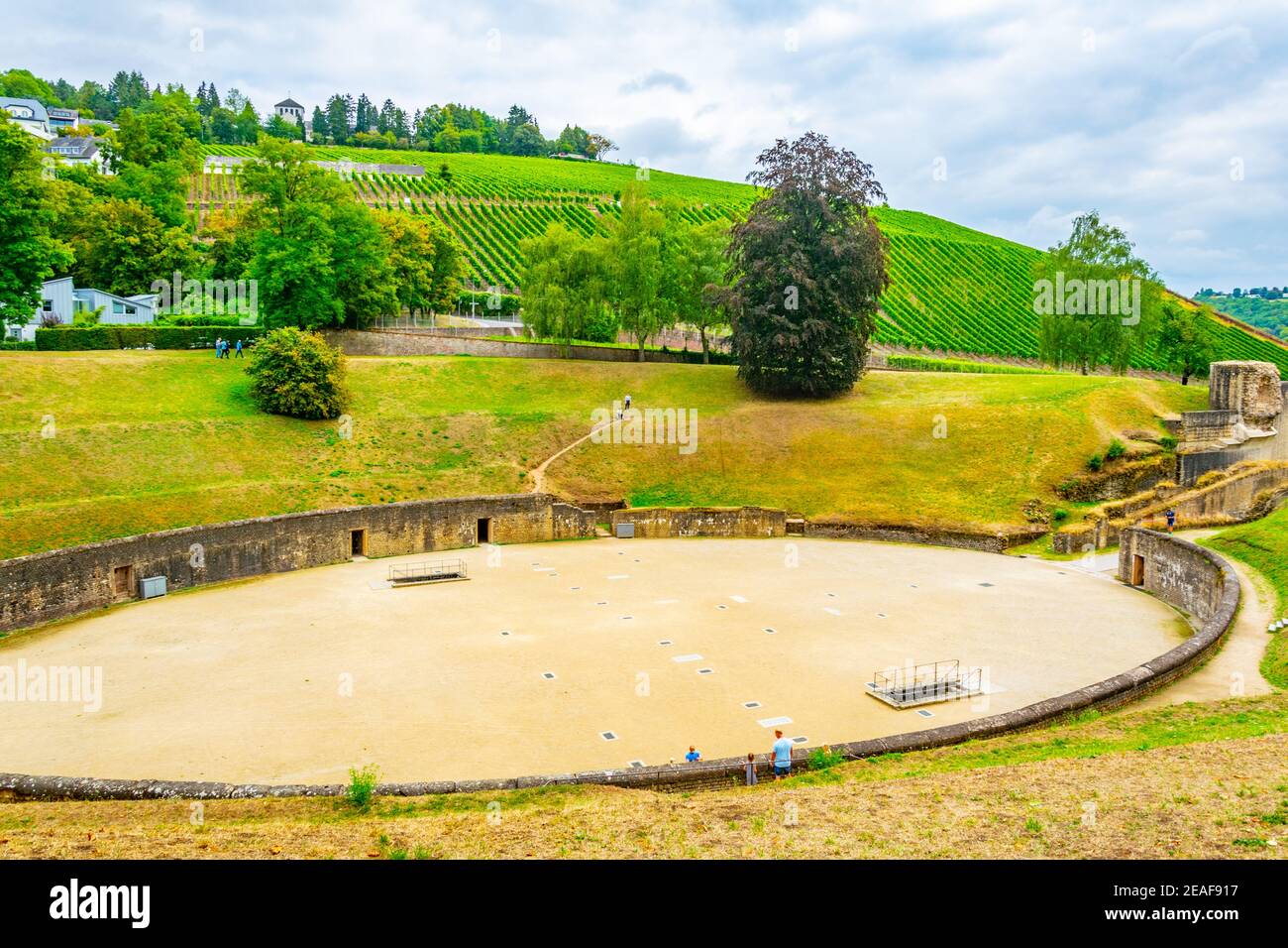 An old roman amphitheater in Trier, Germany Stock Photo - Alamy