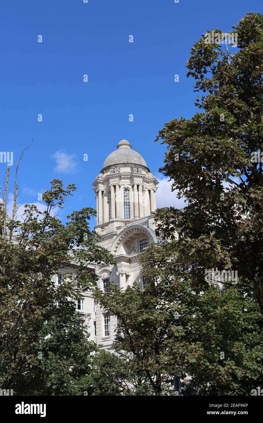 Port of Liverpool Building, Mann Island, Edwardian architecture ...