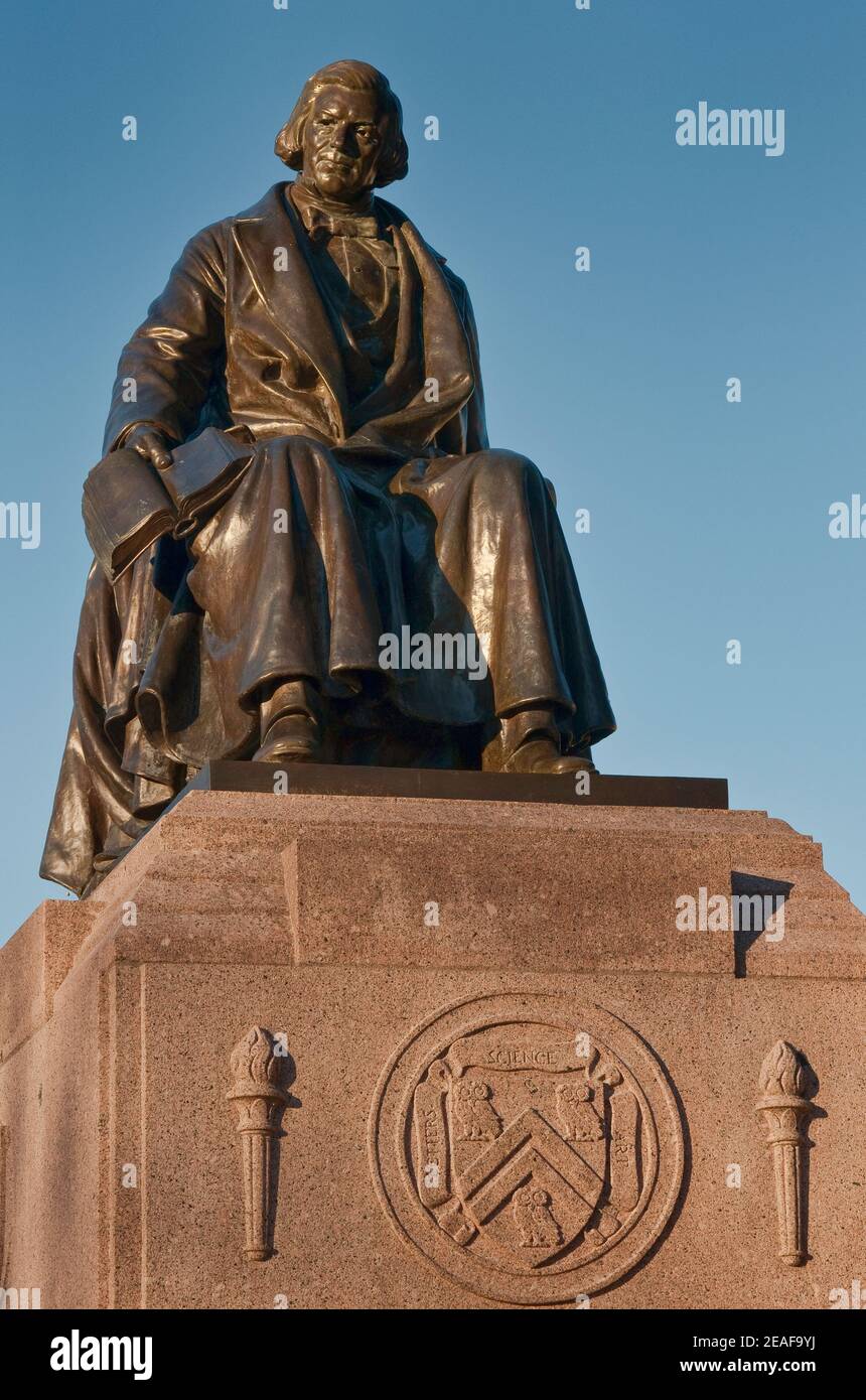 The Founder's Memorial Statue, William Marsh Rice, founder of Rice ...