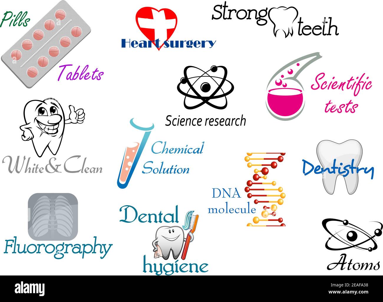 Science Logos Symbols