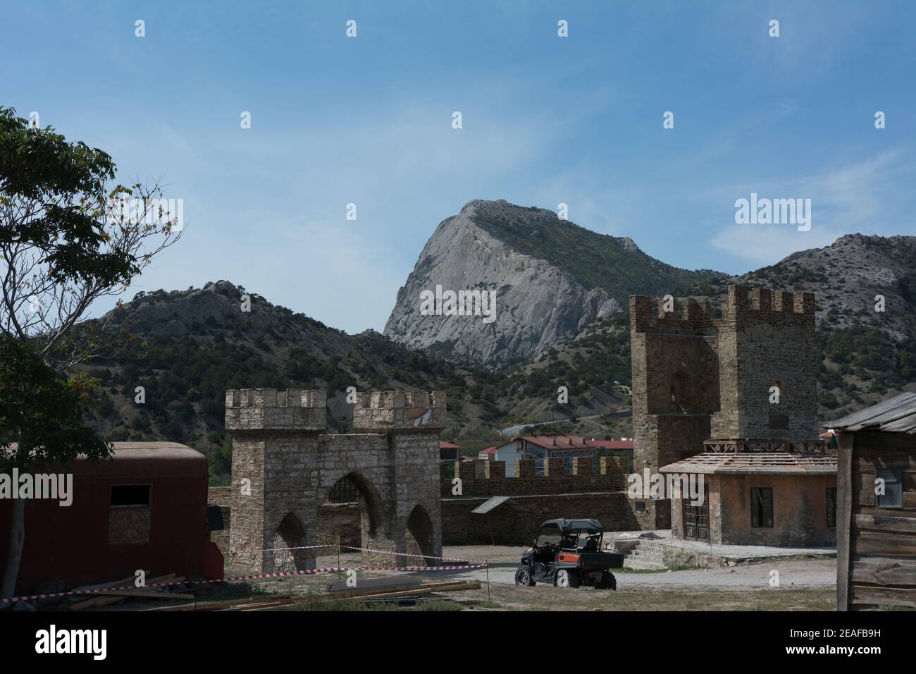 The Genoese fortress is a fortress in the city of Sudak, Crimea, built ...
