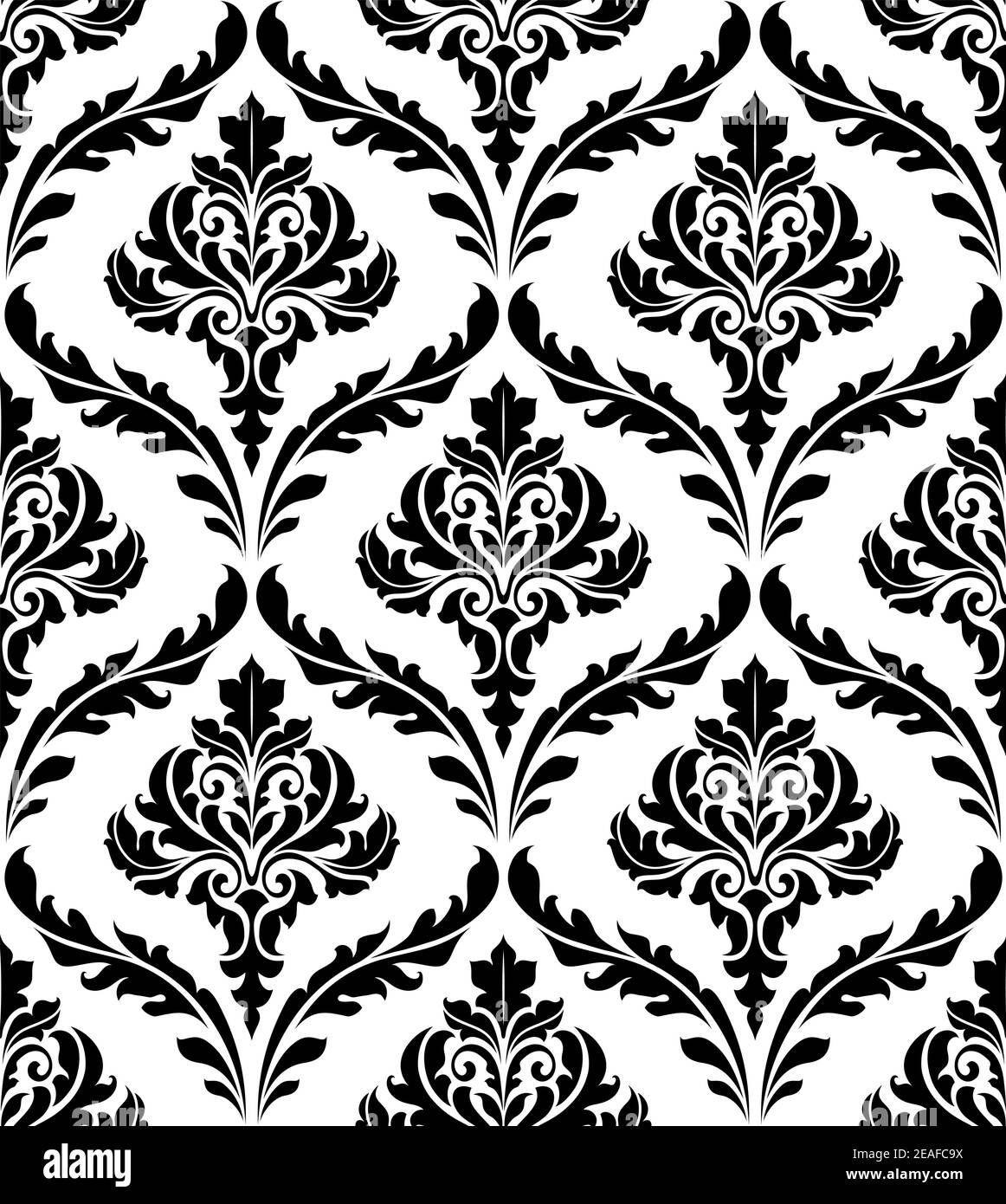 Seamless damask pattern for background or wallpaper design Stock Vector ...
