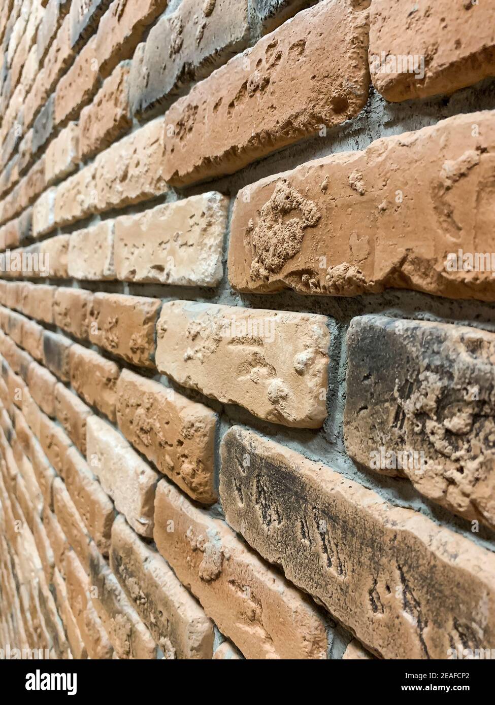 Brick wall element, background, texture Stock Photo - Alamy