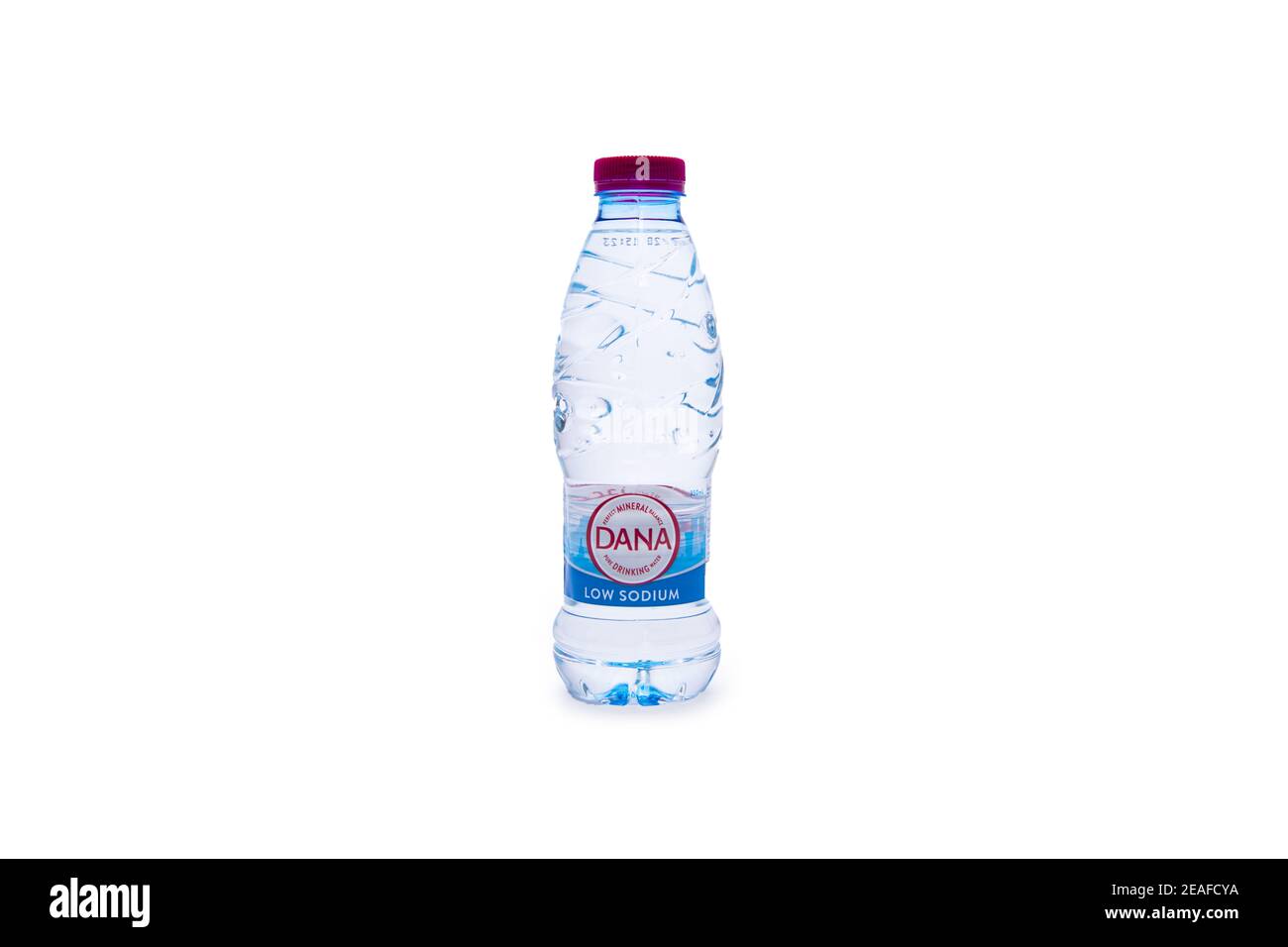 Dana drinking Water Bottle on isolated background Stock Photo - Alamy