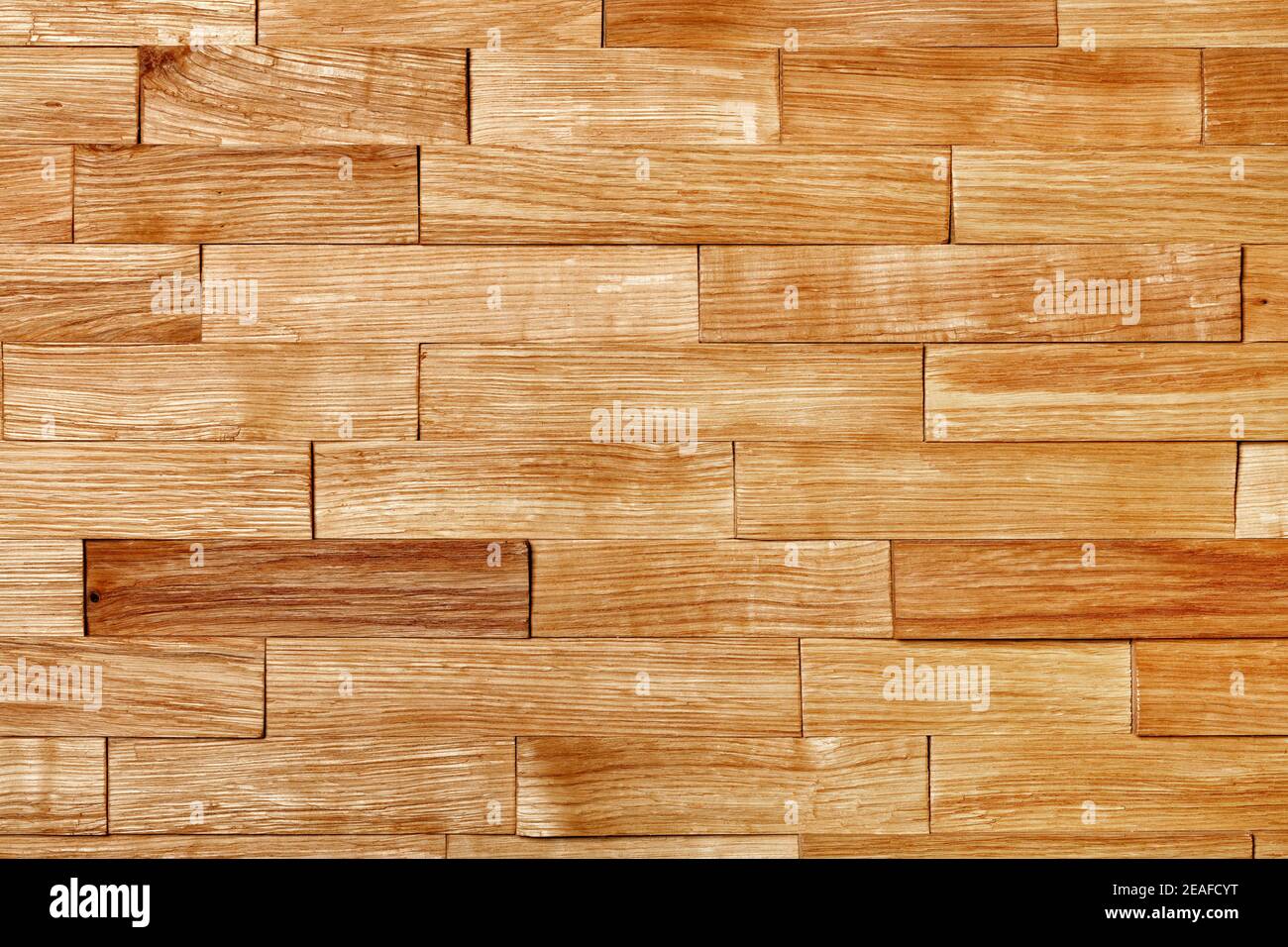 Beautiful wall of chipped wooden planks, natural texture and background ...