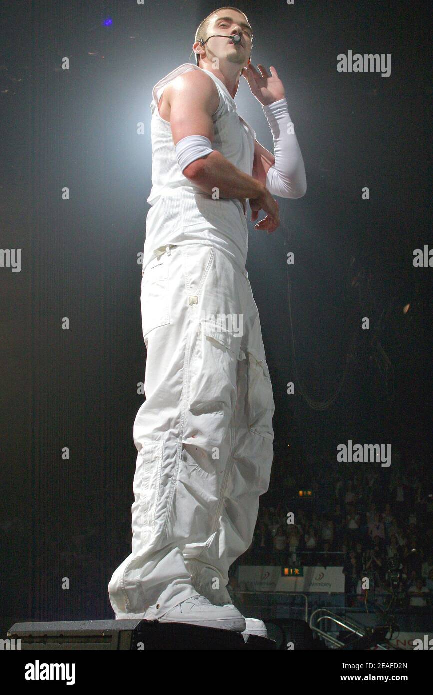 Justin Timberlake in concert at Wembley Arena in London, UK. 14th May ...