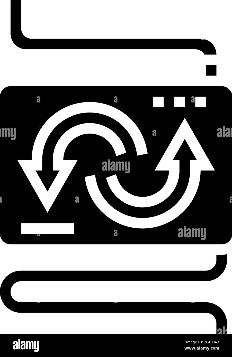 converter and exchange glyph icon vector illustration Stock Vector ...
