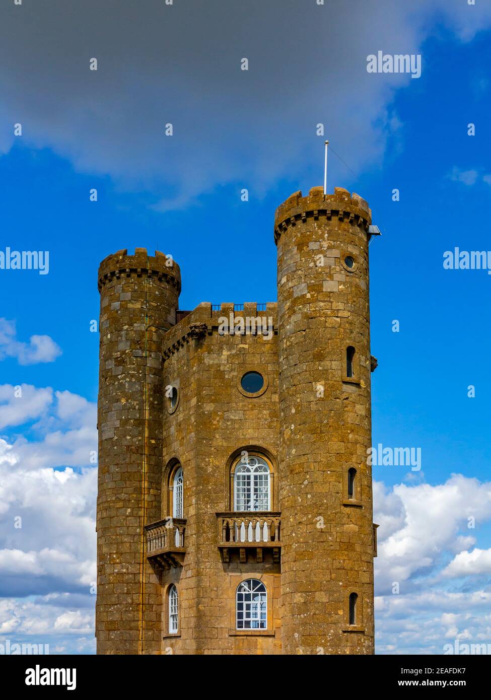 Broadway Tower in the Cotswolds Worcestershire England UK a folly ...