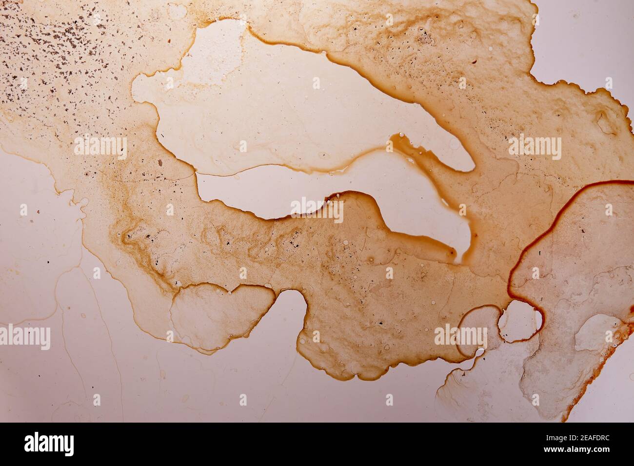dirty surface of kitchen gas stove with grease and soot stains top view ...
