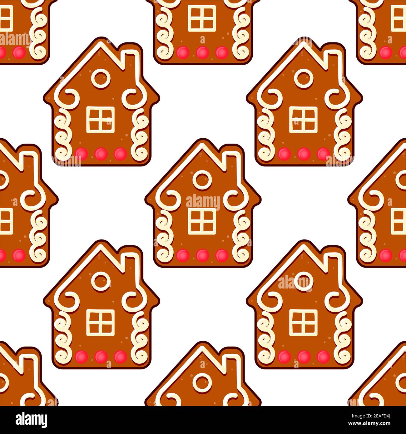Gingerbread Houses Illustration High Resolution Stock Photography and ...