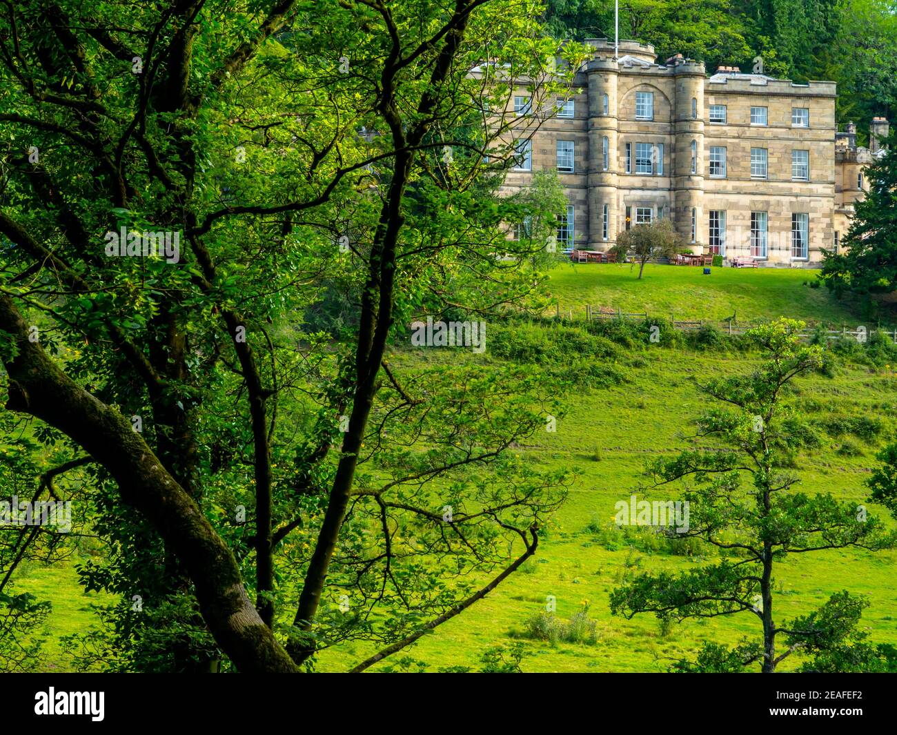 Willersley castle peak district hi-res stock photography and images - Alamy