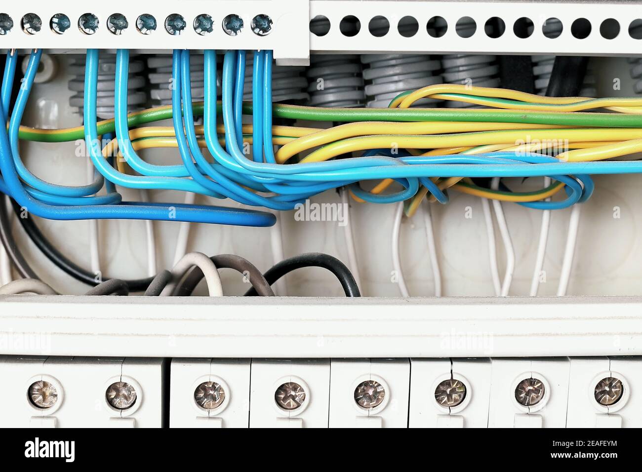 Neat wiring hi-res stock photography and images - Alamy