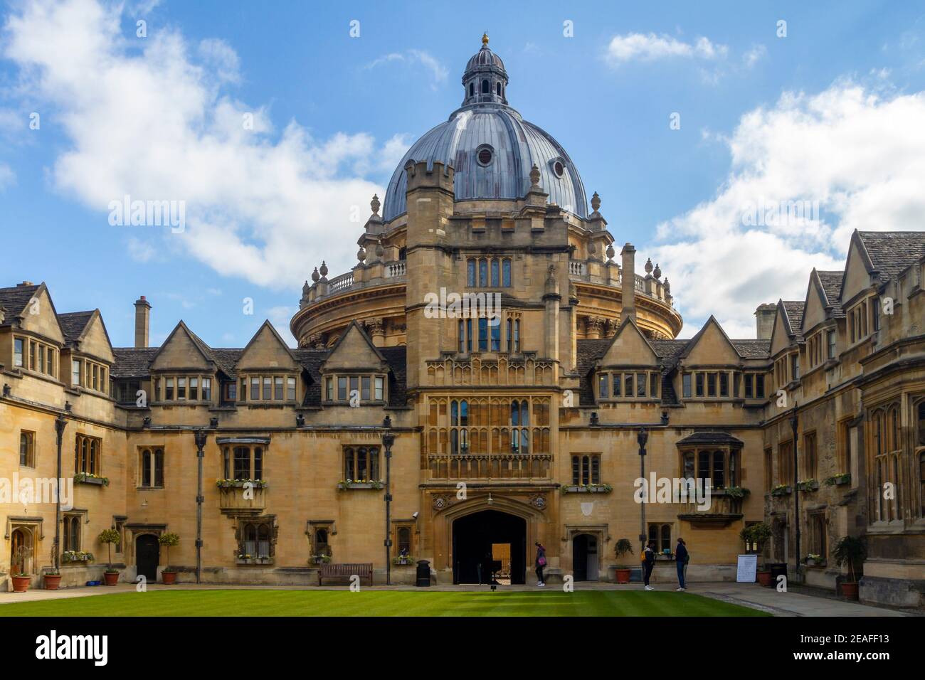 Old quad brasenose college oxford hi-res stock photography and images ...