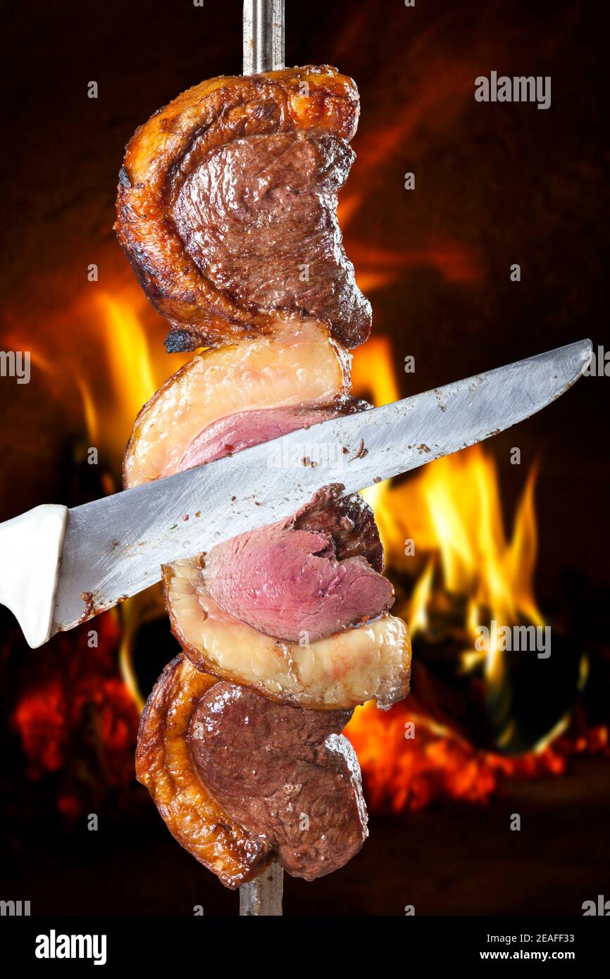 Picanha, traditional Brazilian beef cut Stock Photo - Alamy