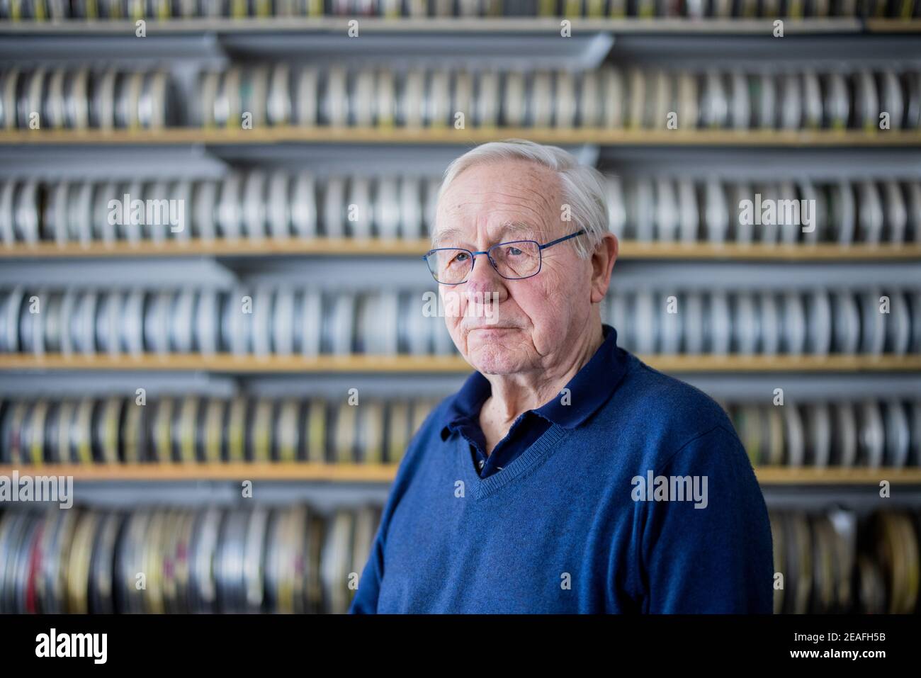 Cologne, Germany. 09th Feb, 2021. Armin Maiwald, filmmaker, author and ...