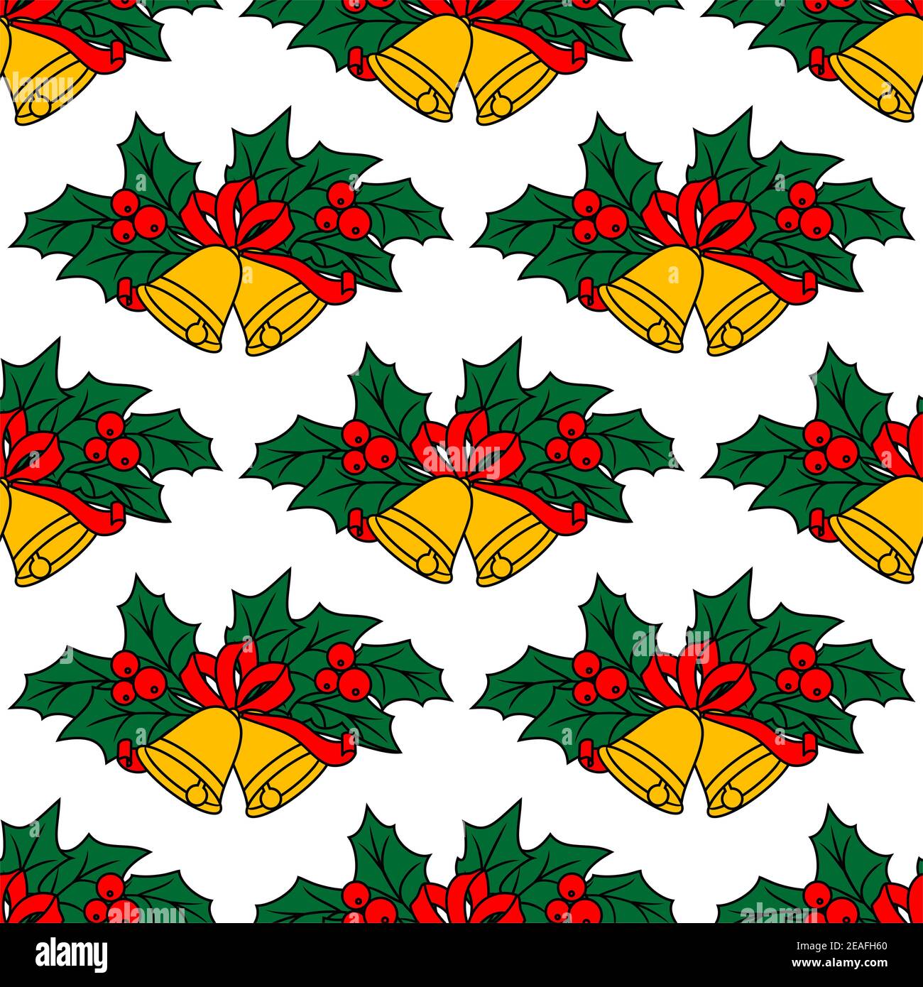Hanging bells christmas Stock Vector Images - Alamy