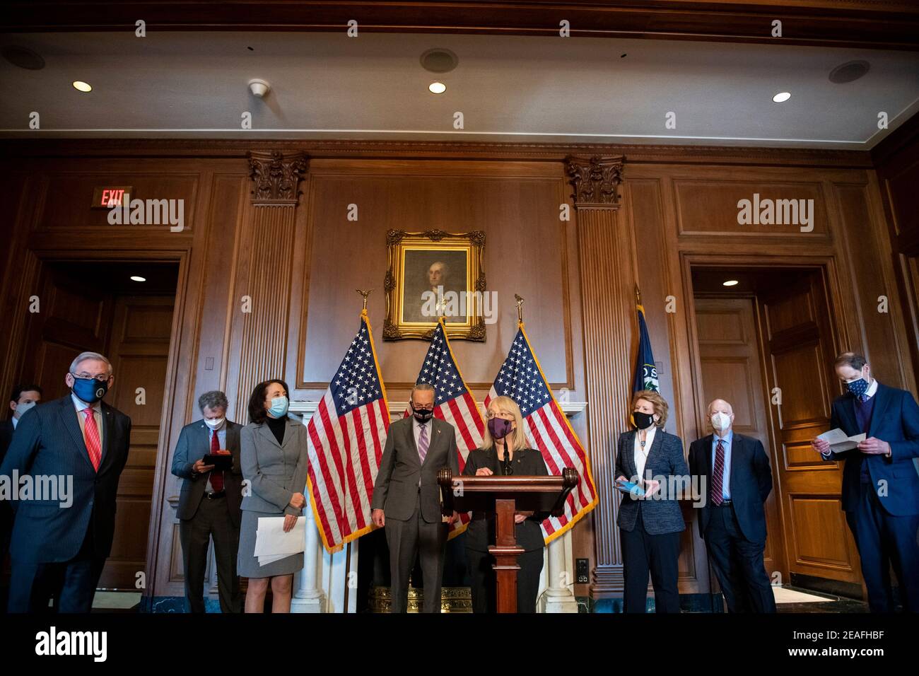 United States Senator Patty Murray (Democrat of Washington) offers ...