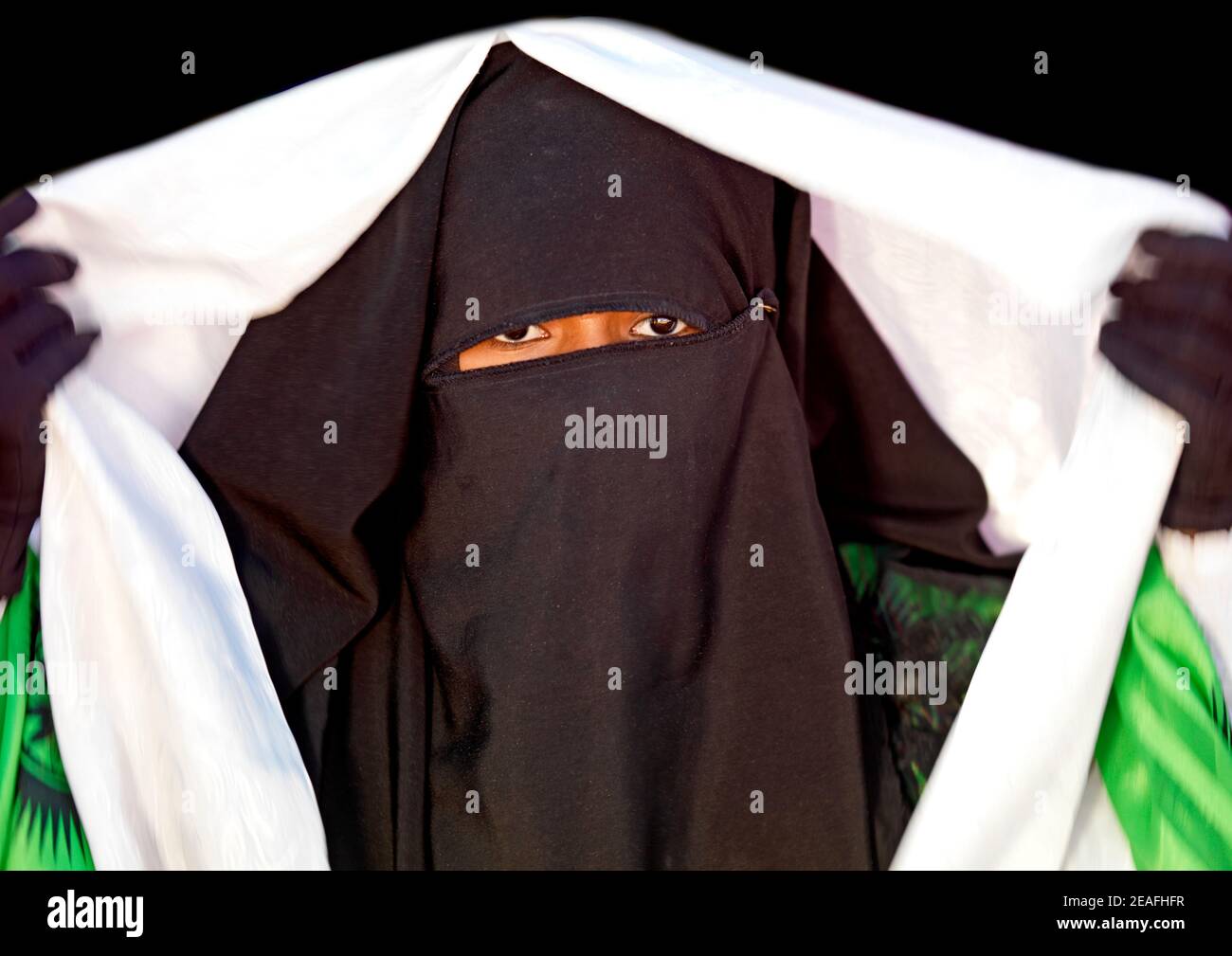 Women veiled africa desert hi-res stock photography and images - Alamy