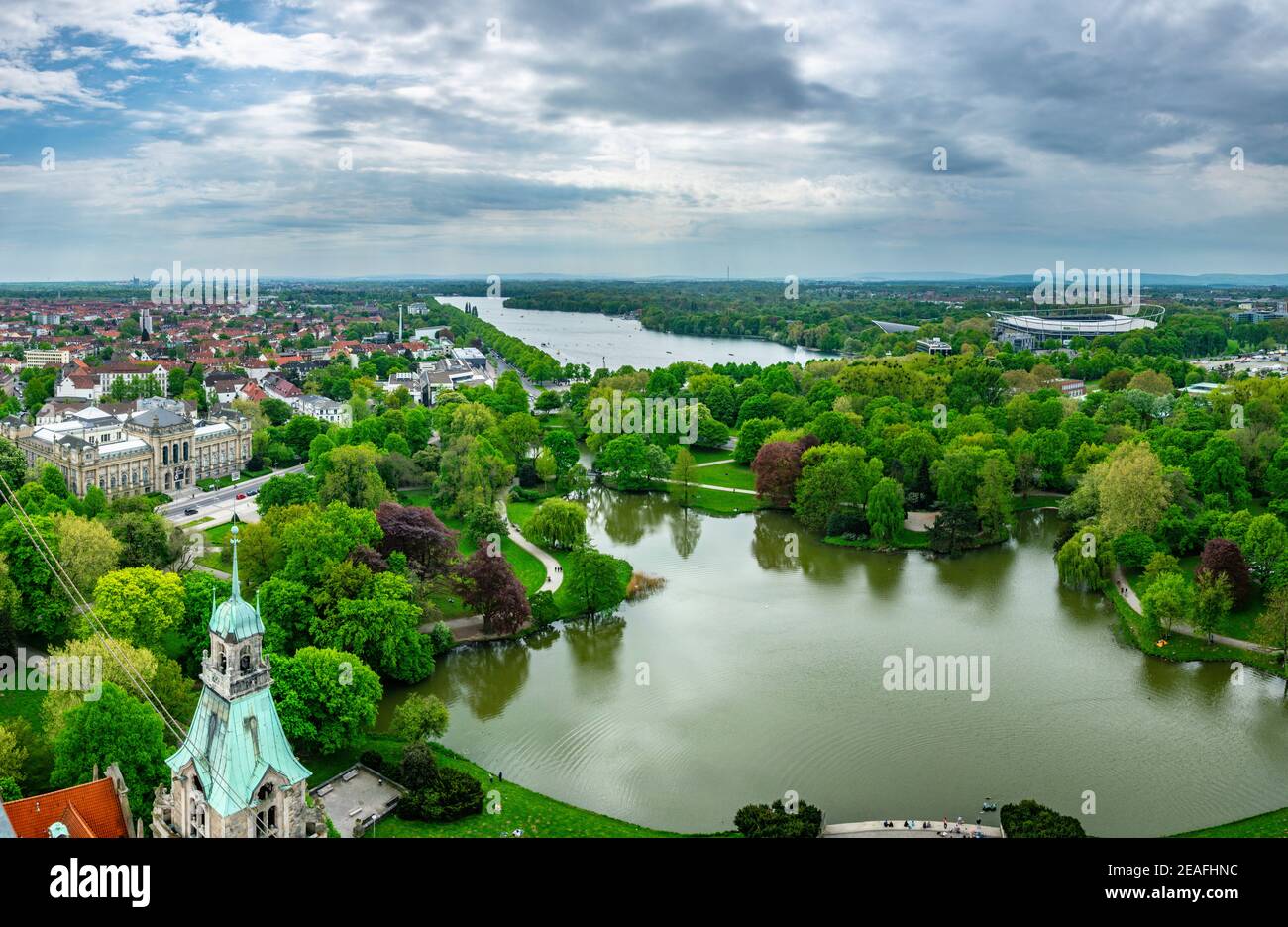 Boat lake maschsee hannover hi-res stock photography and images - Alamy