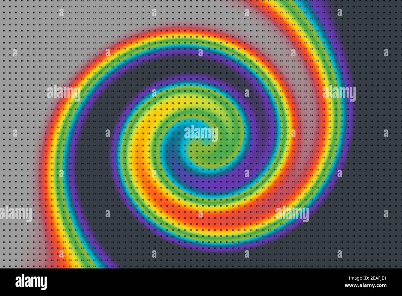Illustration of colorful spirals on a vibrant gray background Stock ...