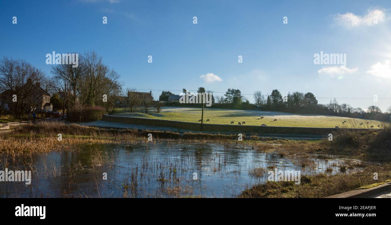 Village of Hawkesbury Upton, The Cotswolds, Gloucestershire, England ...