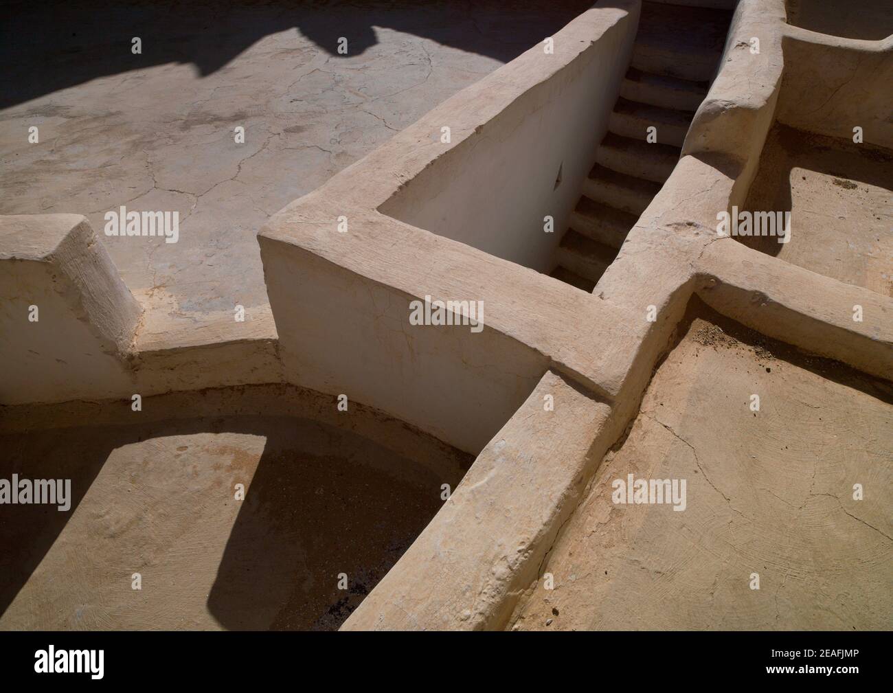 Houses roofs in the old town, Tripolitania, Ghadames, Libya Stock Photo ...