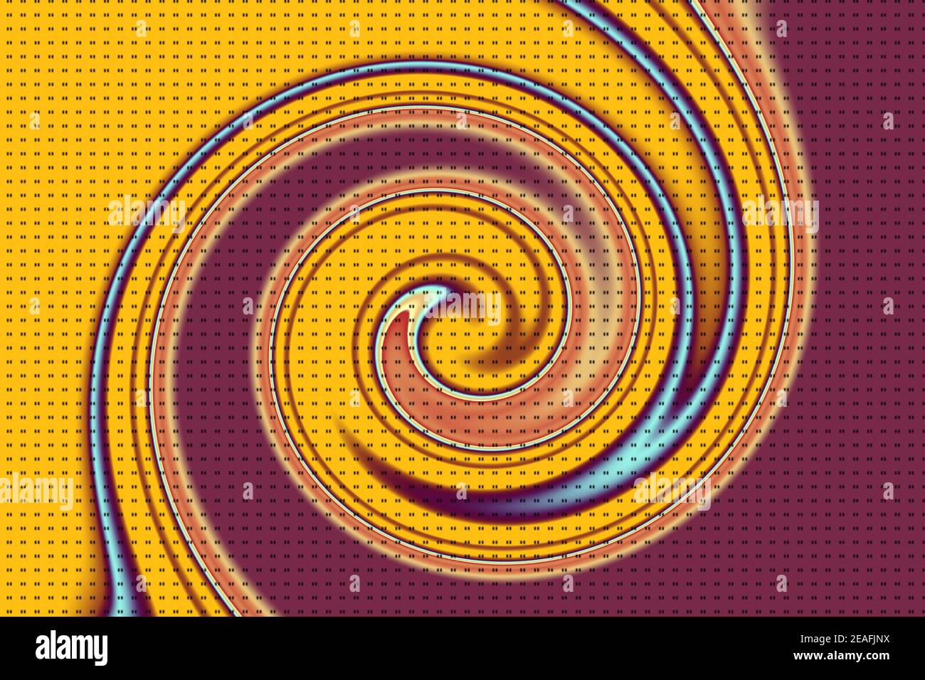 Illustration of colorful spirals on a vibrant background Stock Photo ...