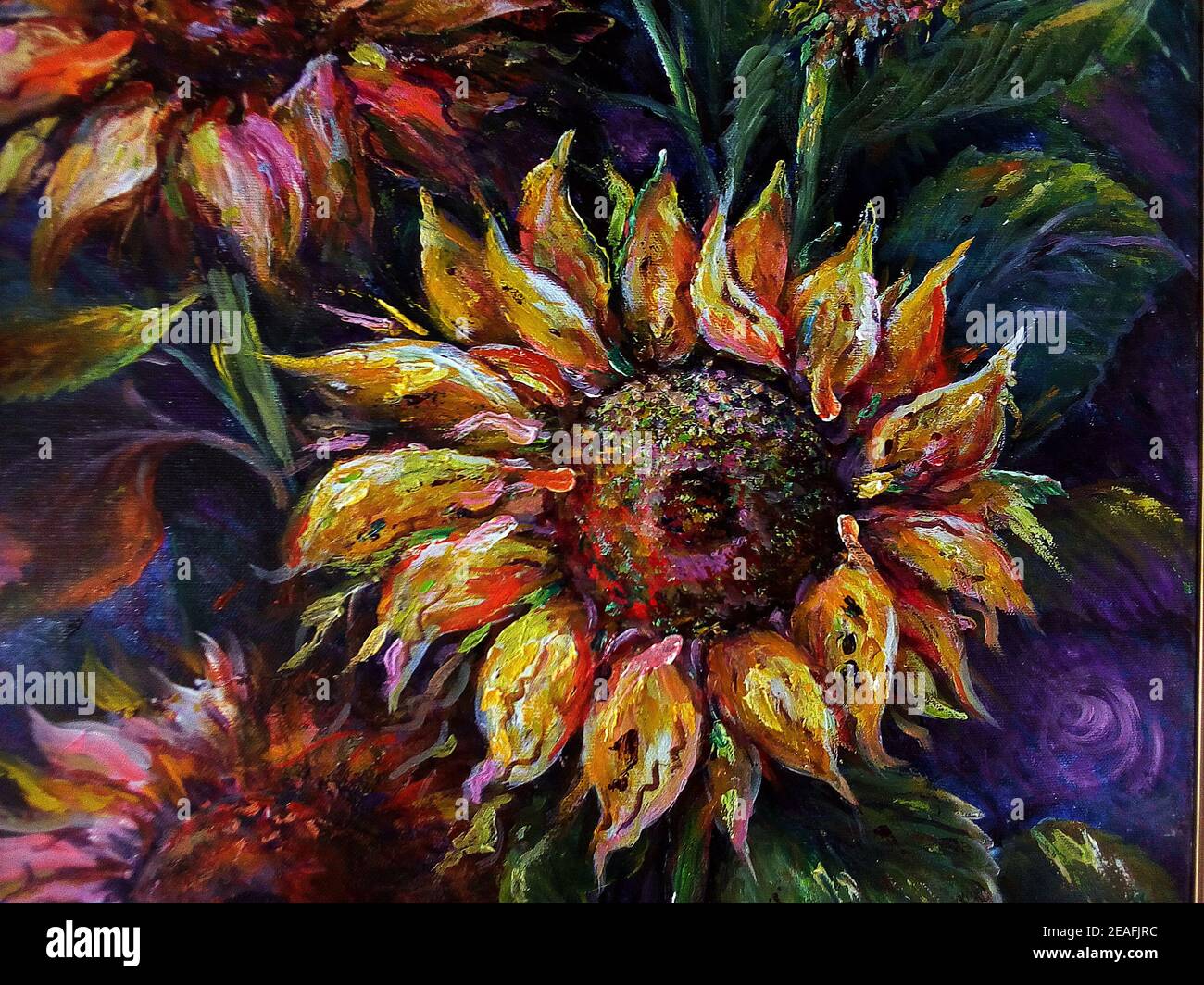 Abstract sun painting hi-res stock photography and images - Alamy
