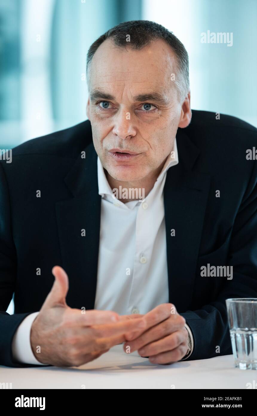 Berlin, Germany. 09th Feb, 2021. Berthold Huber, Member of the Board of ...
